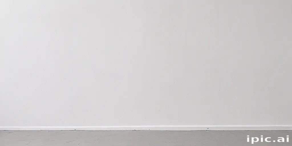 A Plain and Minimalistic White Wall with Subtle Textures and Shadows.