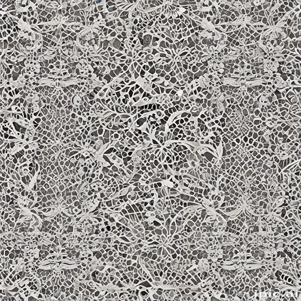 Intricate Floral Lace Pattern with Delicate Details on a Subtle Background.