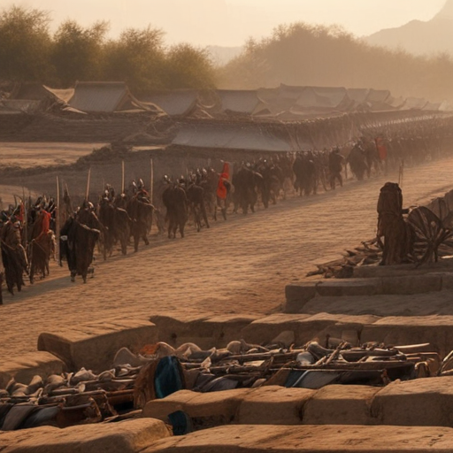 An (((archaeological site))) in ancient China where (((century-old ...