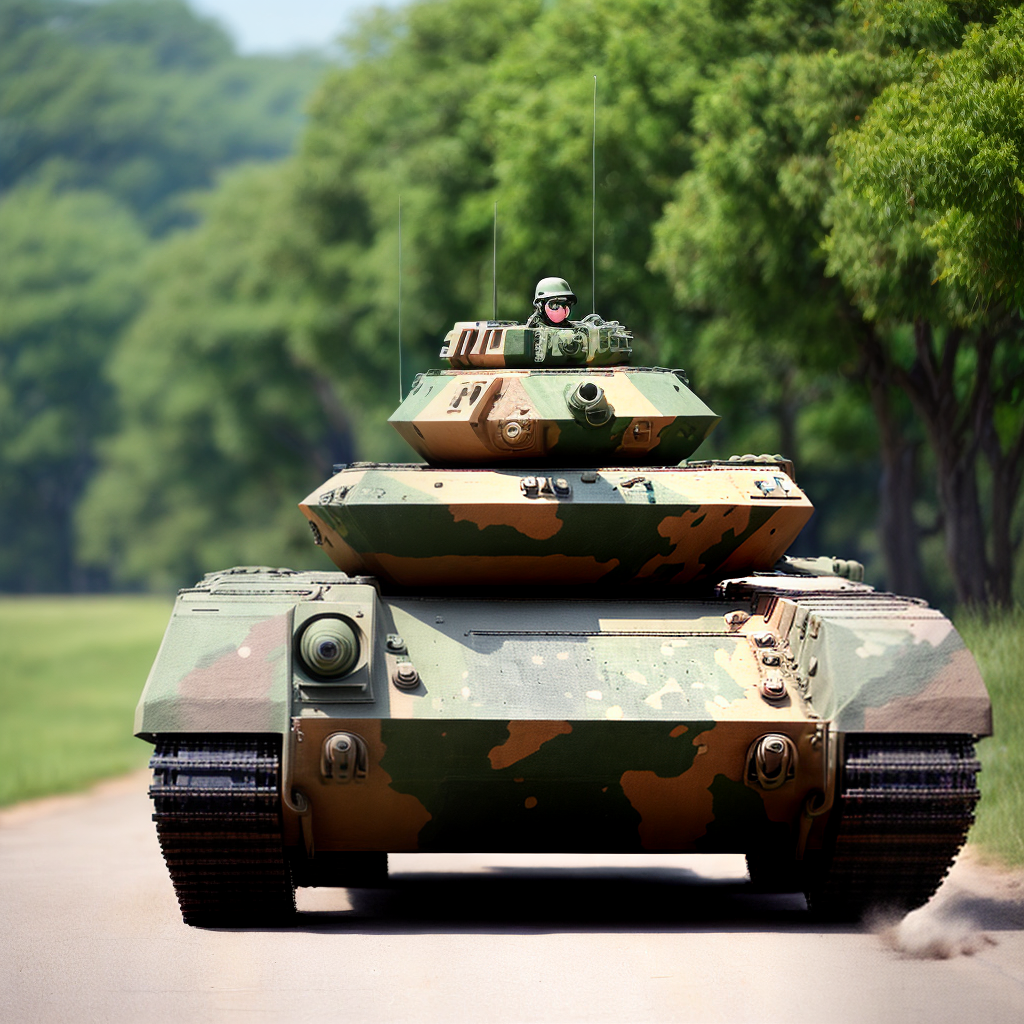 cute cartoon looking 2d tanks with eyes