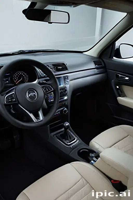 Modern Car Interior Featuring Sleek Design and Comfortable Seating ...