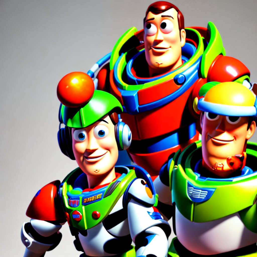 Most Joyful Toy Story Digital Fine Art (copy-right free)