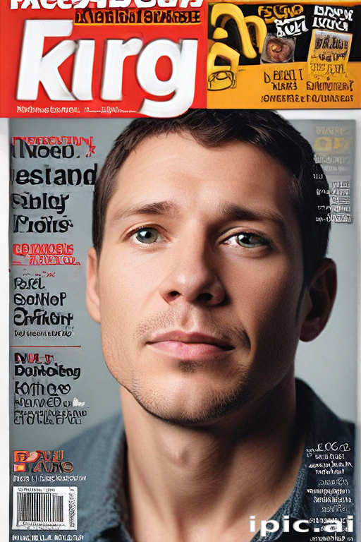 Exploring the Intriguing Features of a Charismatic Male Magazine Cover ...