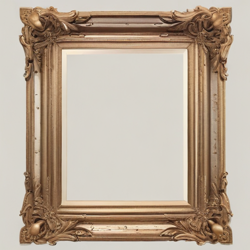 Elegant Ornate Picture Frame Ready for a Beautiful Artwork Display