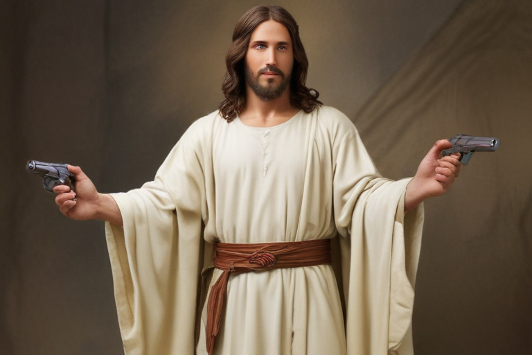 gun jesus