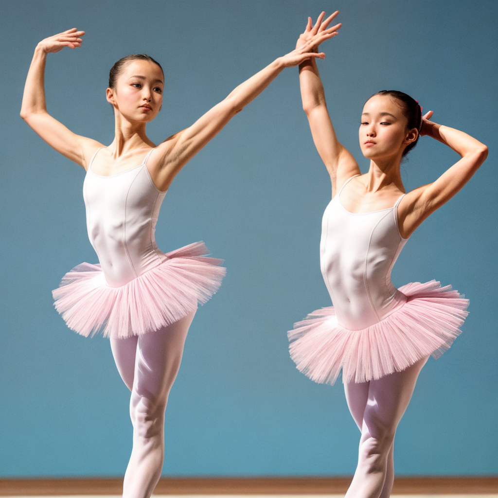 Ballet dancer very cute, simple, romantic