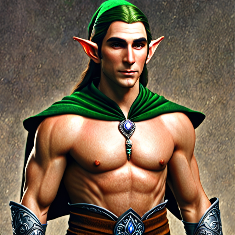 Male elf sorcerer