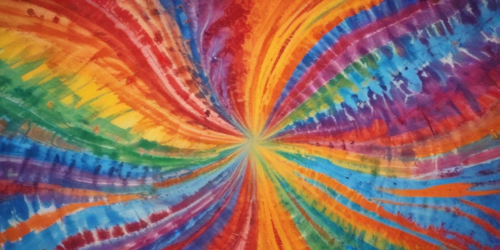 Vibrant Swirls of Color Creating a Dynamic and Energetic Visual Experience