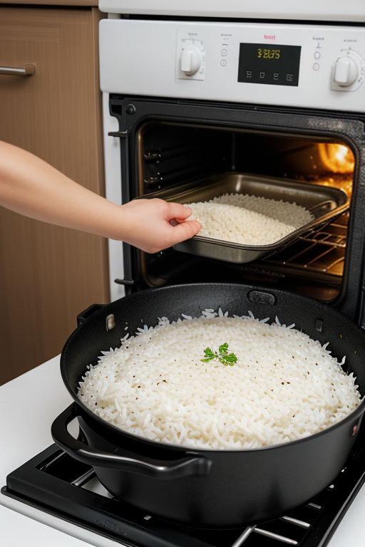 Preparing Delicious Baked Rice: A Step-by-Step Cooking Process