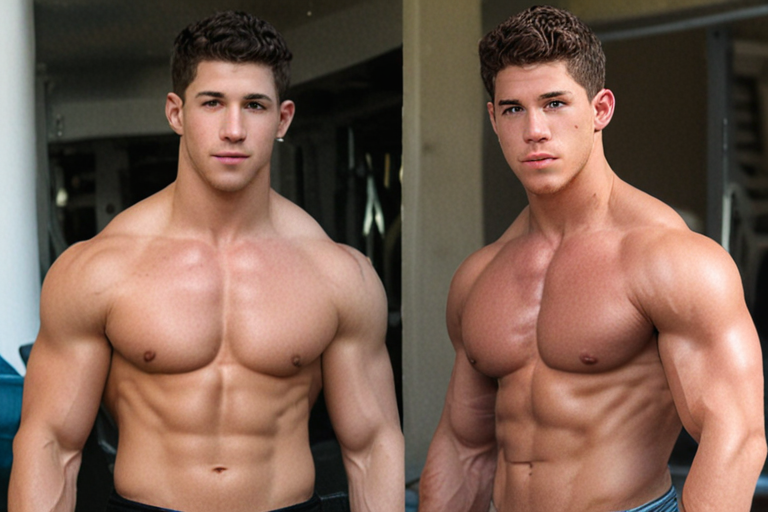 nick jonas as a bodybuilder
