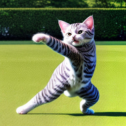 cat dancing