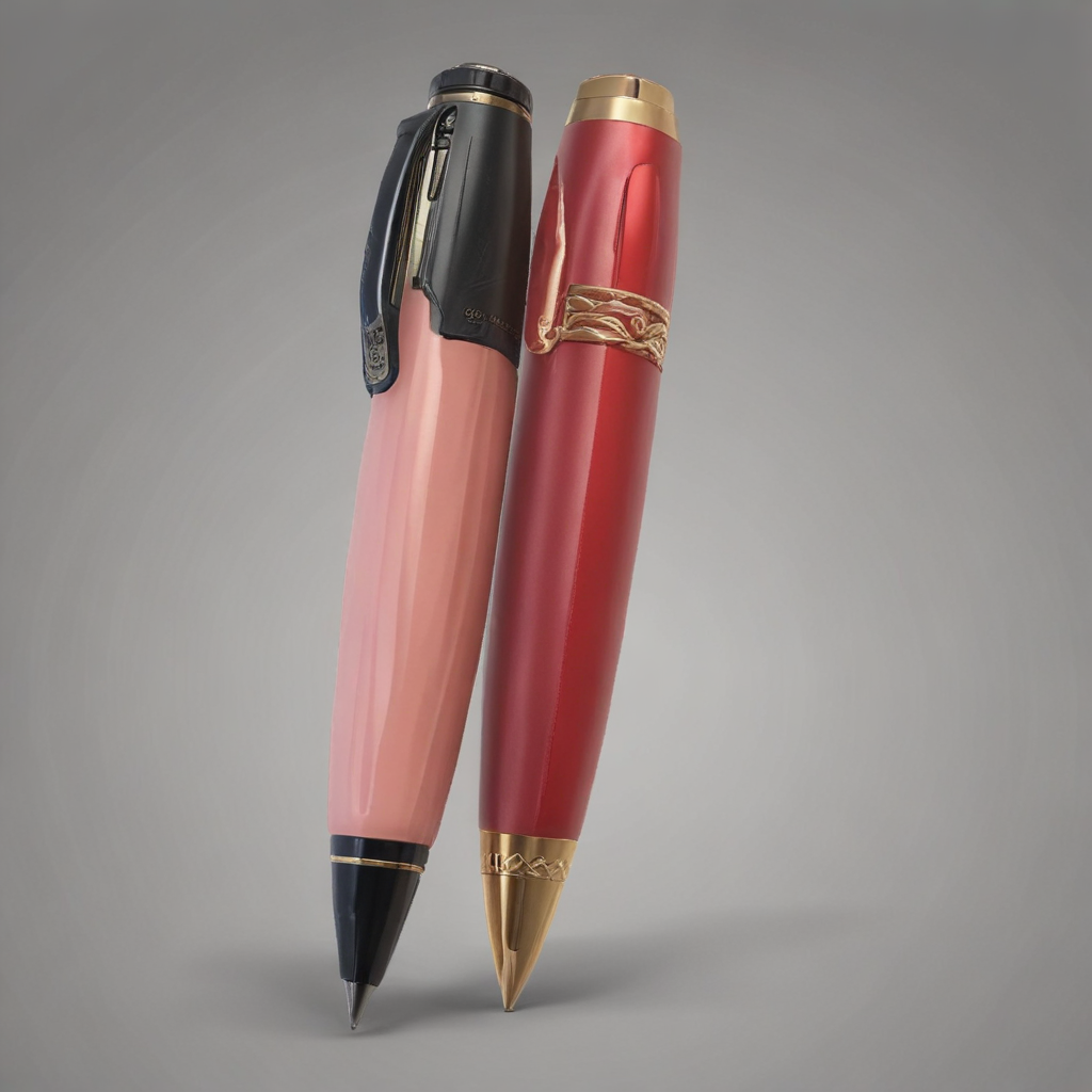 Elegant Collection of Two Stylish Pens Perfect for Writing and Gifts
