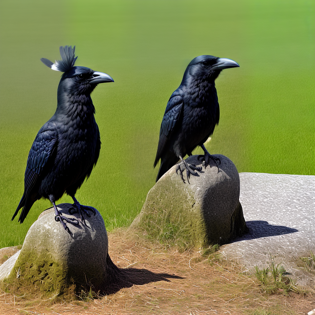 Free Ai Image Generator - High Quality and 100% Unique Images - iPic.Ai — Crow sitting on head