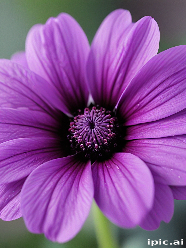 Vibrant Purple Flower Blooming Beautifully in Nature's Colorful Garden