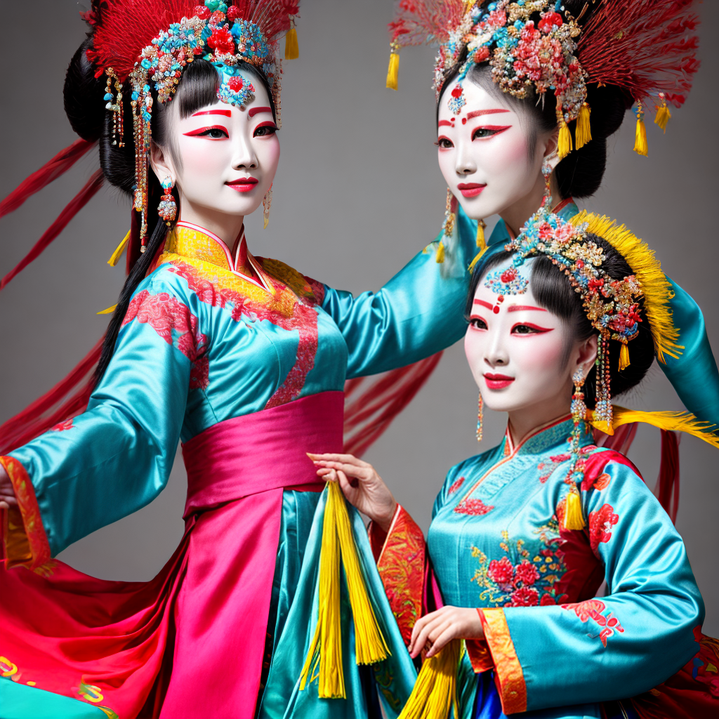 Most Vivid Beautiful Peking Opera (copyright free)