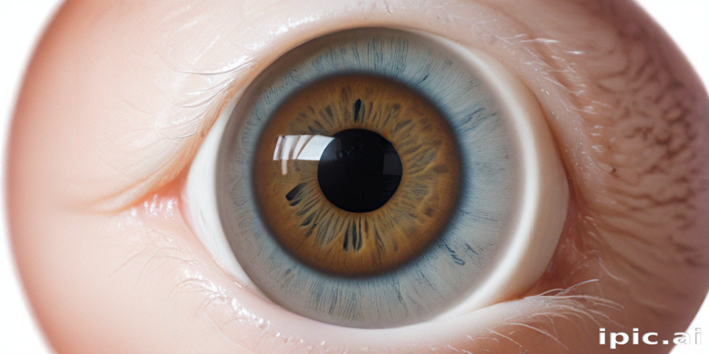 A Close-Up View of a Realistic Human Eye with Captivating Details