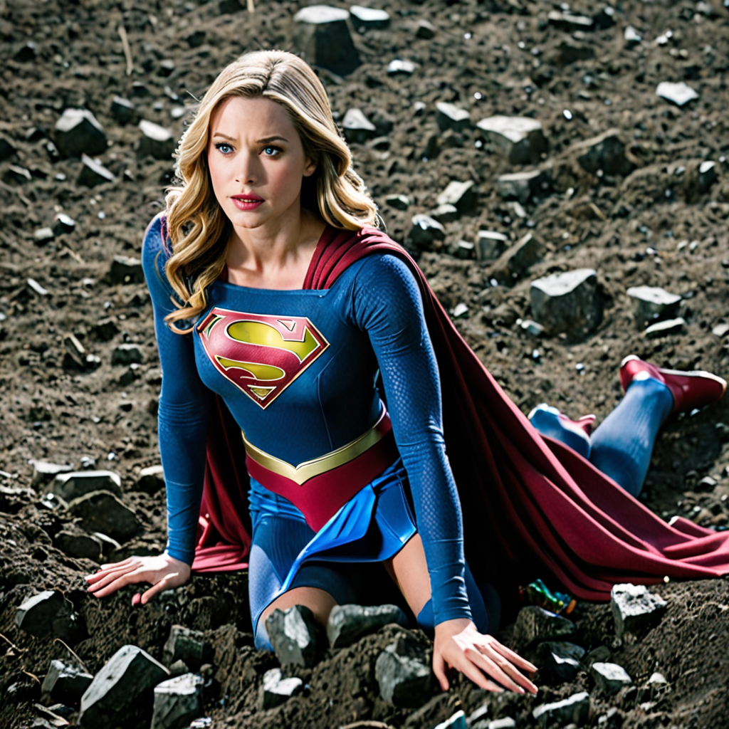 supergirl in ground dying from kryptonite