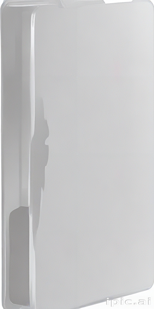 Minimalist Design of a Clear Plastic Folder with No Visible Contents