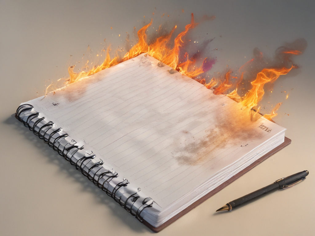 A Notebook on Fire: The Destructive Power of Ignited Ideas and Thoughts