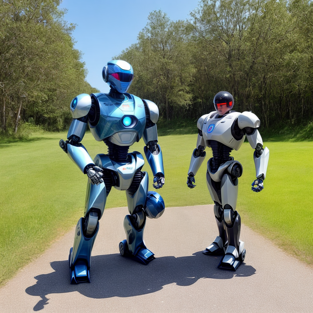 Great Gorgeous, Beautiful and Joyful Future High-end Robot