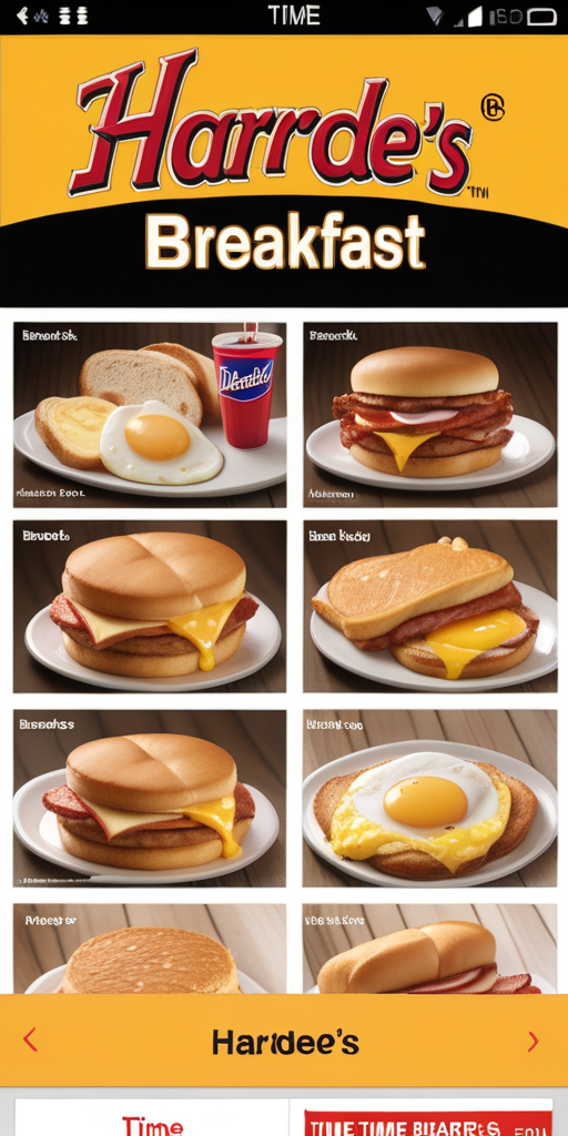 Delicious Breakfast Options from Hardee's Featuring Mouthwatering ...