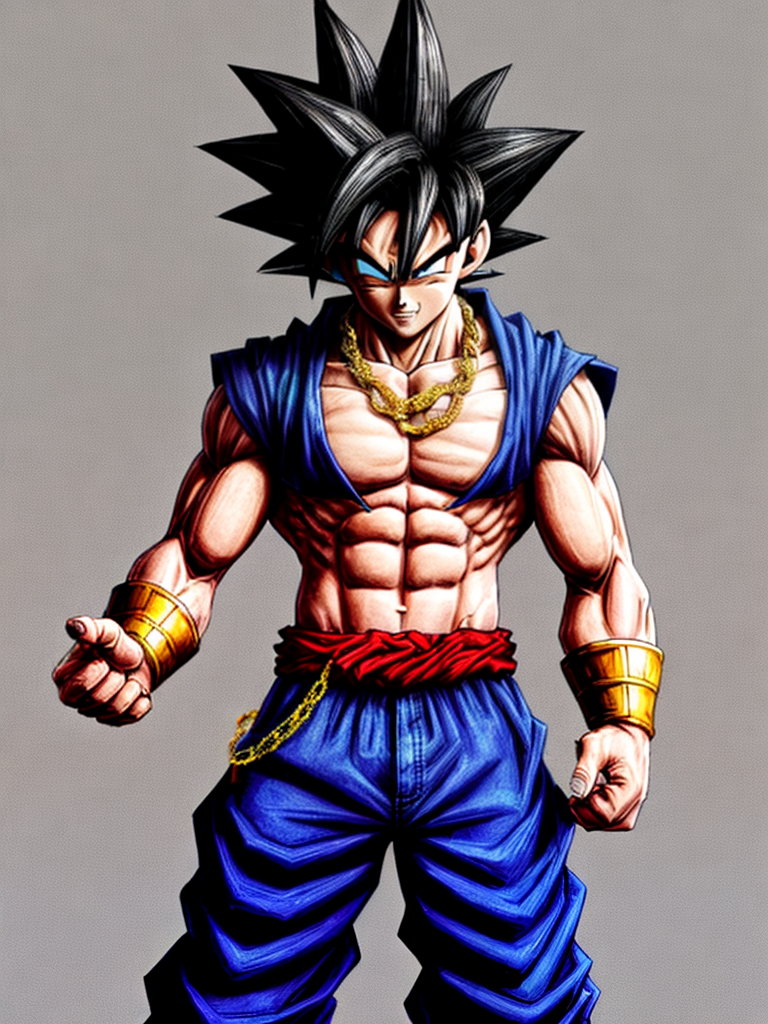 Goku Gold Chain