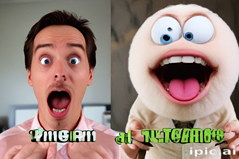 Expressive Faces: A Human and a Puppet Sharing Joyful Laughter Together