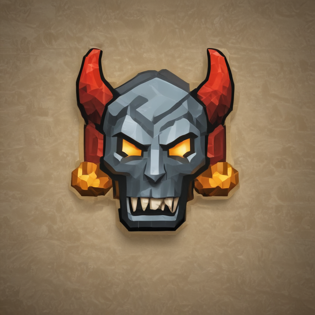 a minecraft team server icon for the richest team - make it simple and ...