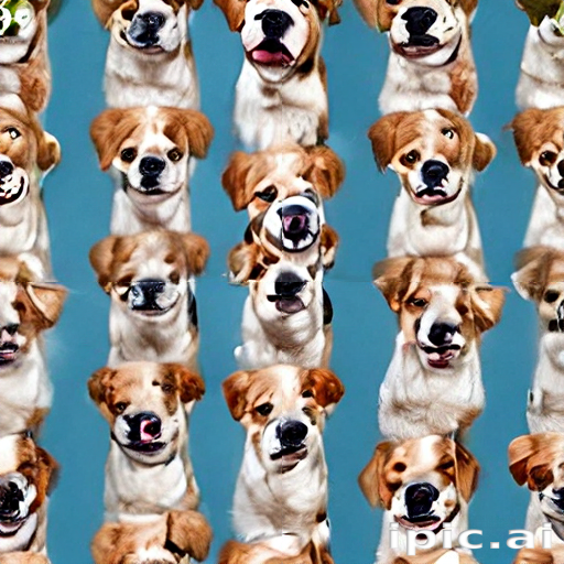 A Playful Collection of Adorable Dogs Capturing Their Unique Personalities.