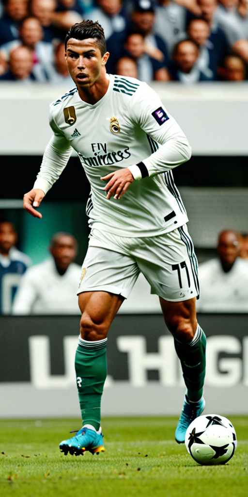 Cristiano Ronaldo playing