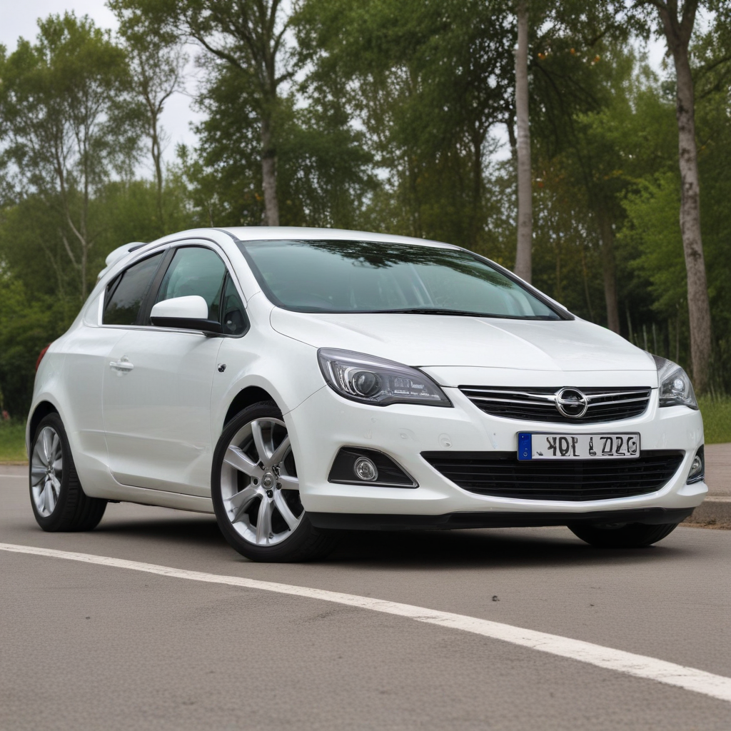 opel astra h front view