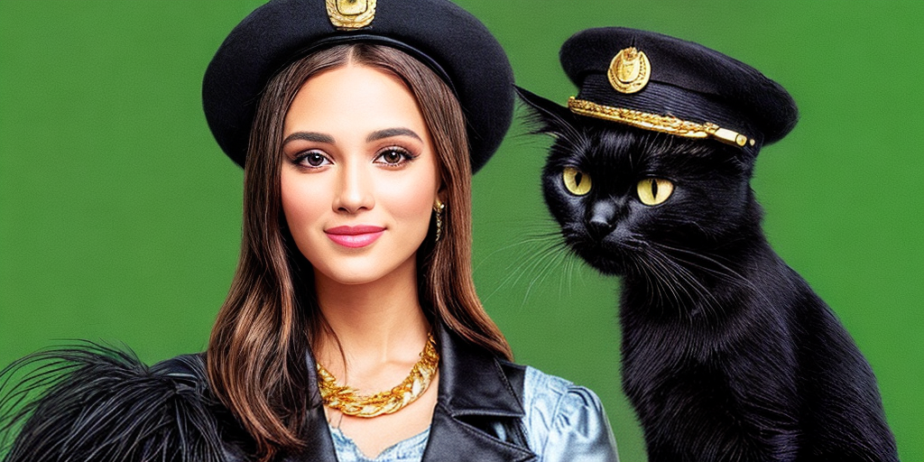 Free Ai Image Generator - High Quality and 100% Unique Images - iPic.Ai — black cat with gold ...