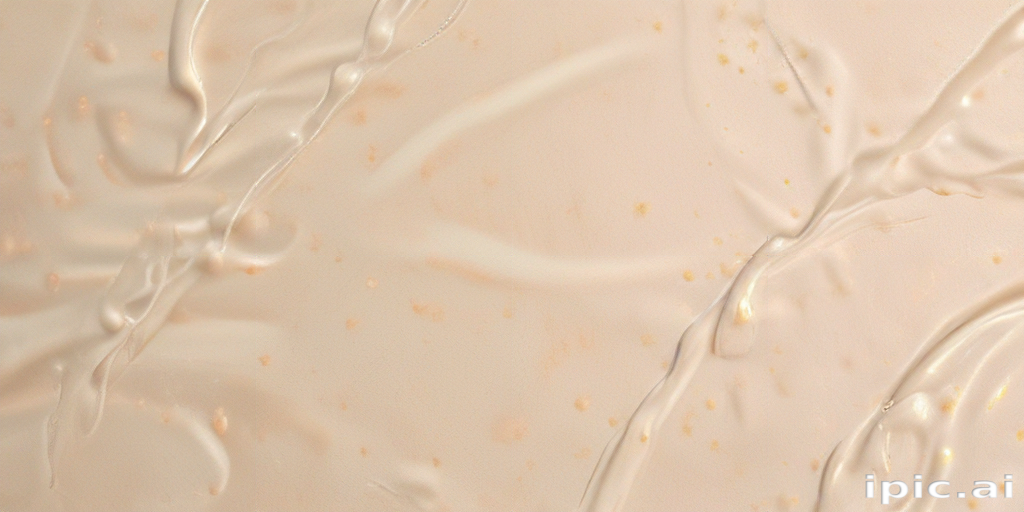 A Close-Up View of Creamy Textures with Subtle Swirls and Specks.