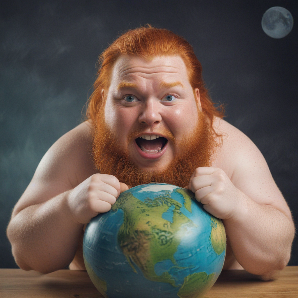 Fat ginger eating the whole planet
