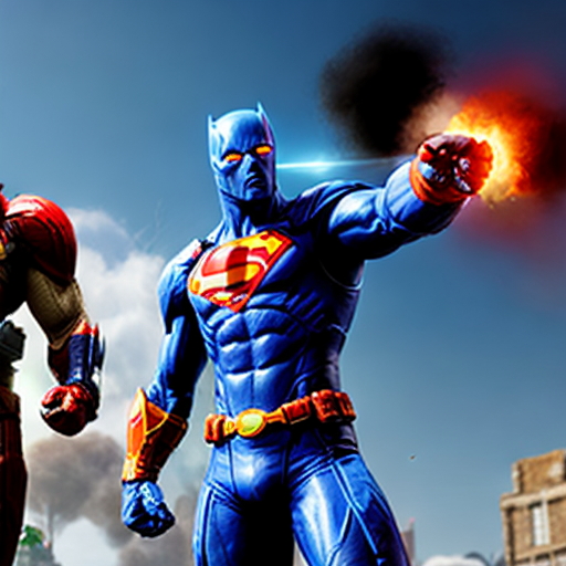 games characters, epic scenes, action, super power