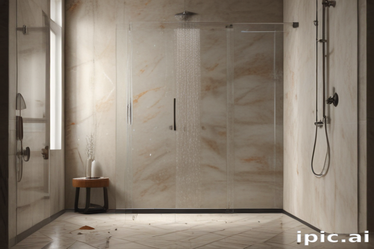 Modern Shower Space Featuring Elegant Design and Inviting Atmosphere in ...