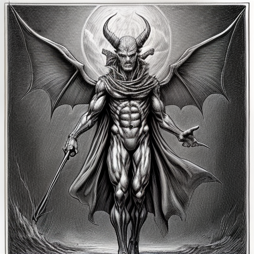 Draw me a picture of the devil