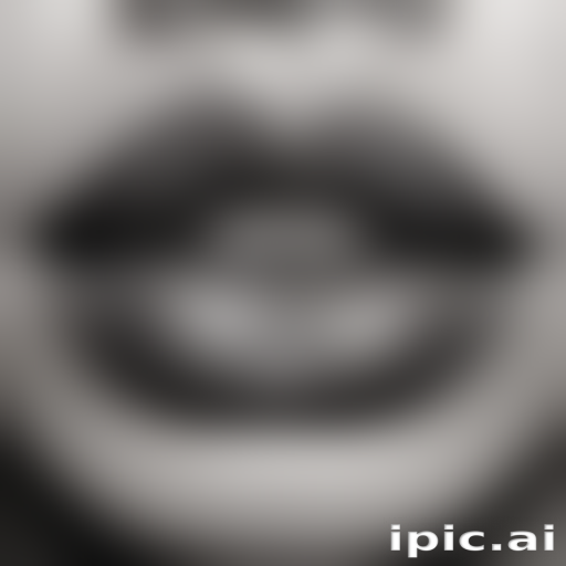 Artistic Close-Up of Lips with Dramatic Makeup and Soft Focus Effects