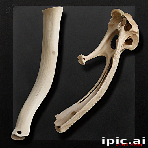 Detailed Anatomical Illustration of Human Bone Structure: Long Bone and ...