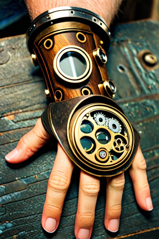 a steampunk arm