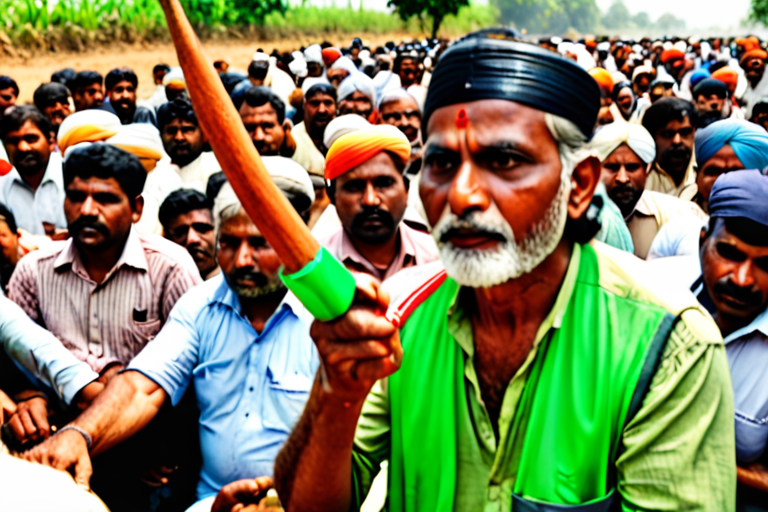 indian farmer protest