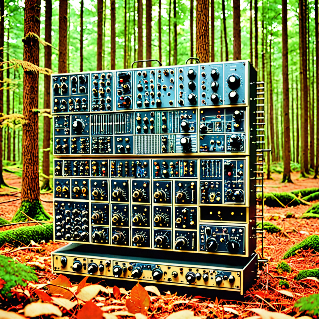 strange modular synthesizer forest escher