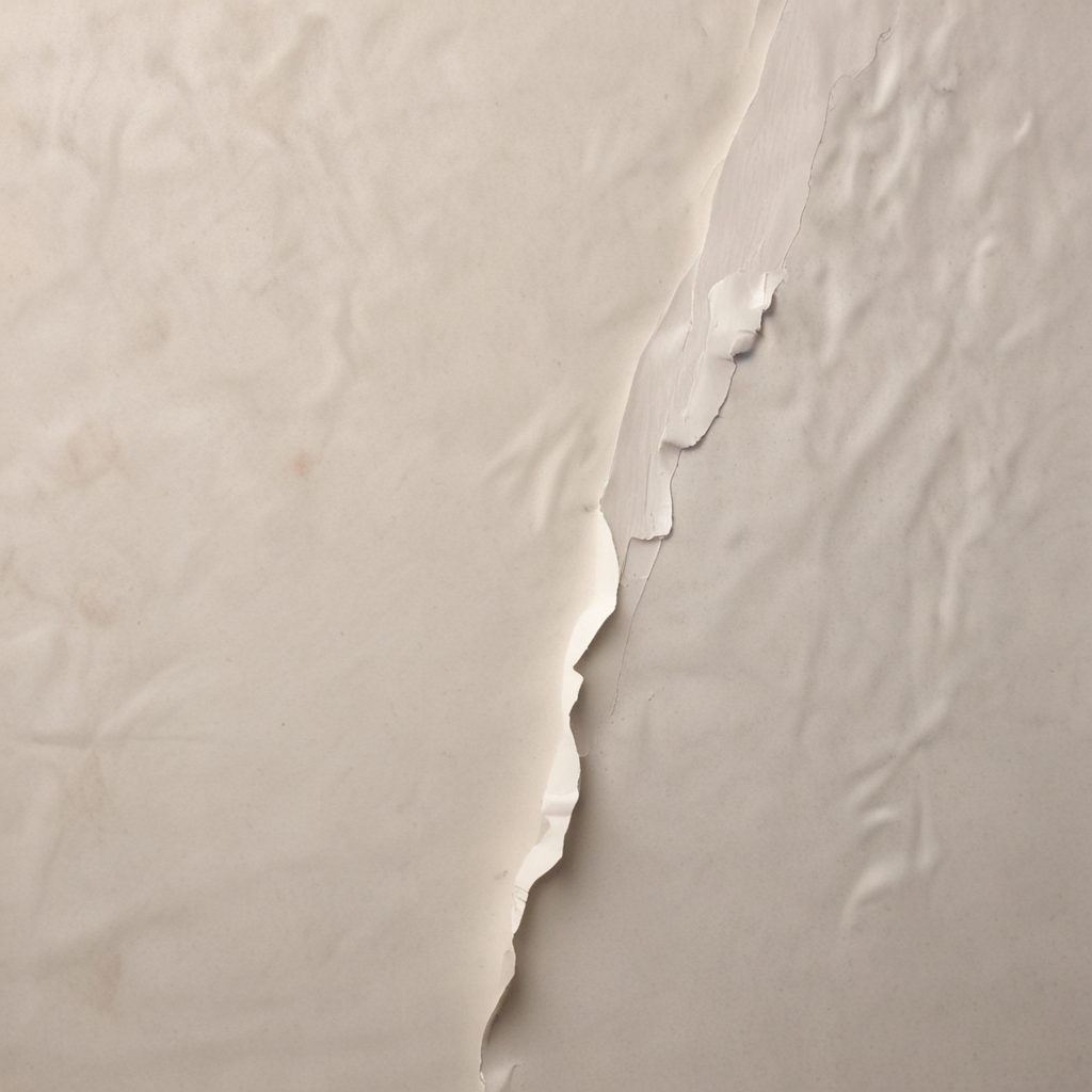Torn Paper Texture Revealing Layers Underneath with Subtle Creases and ...