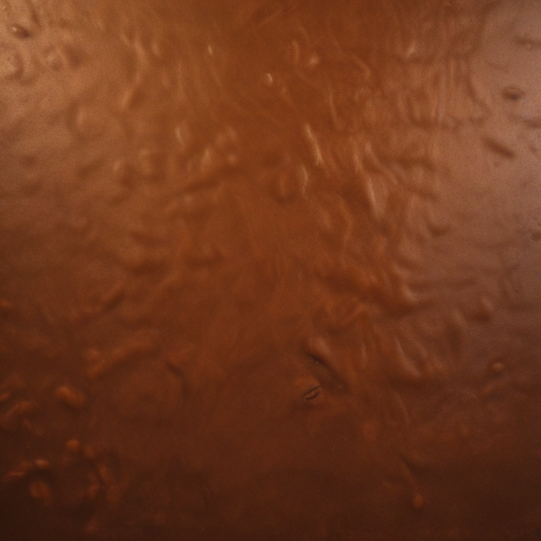 Smooth and Glossy Brown Surface with Subtle Textures and Patterns