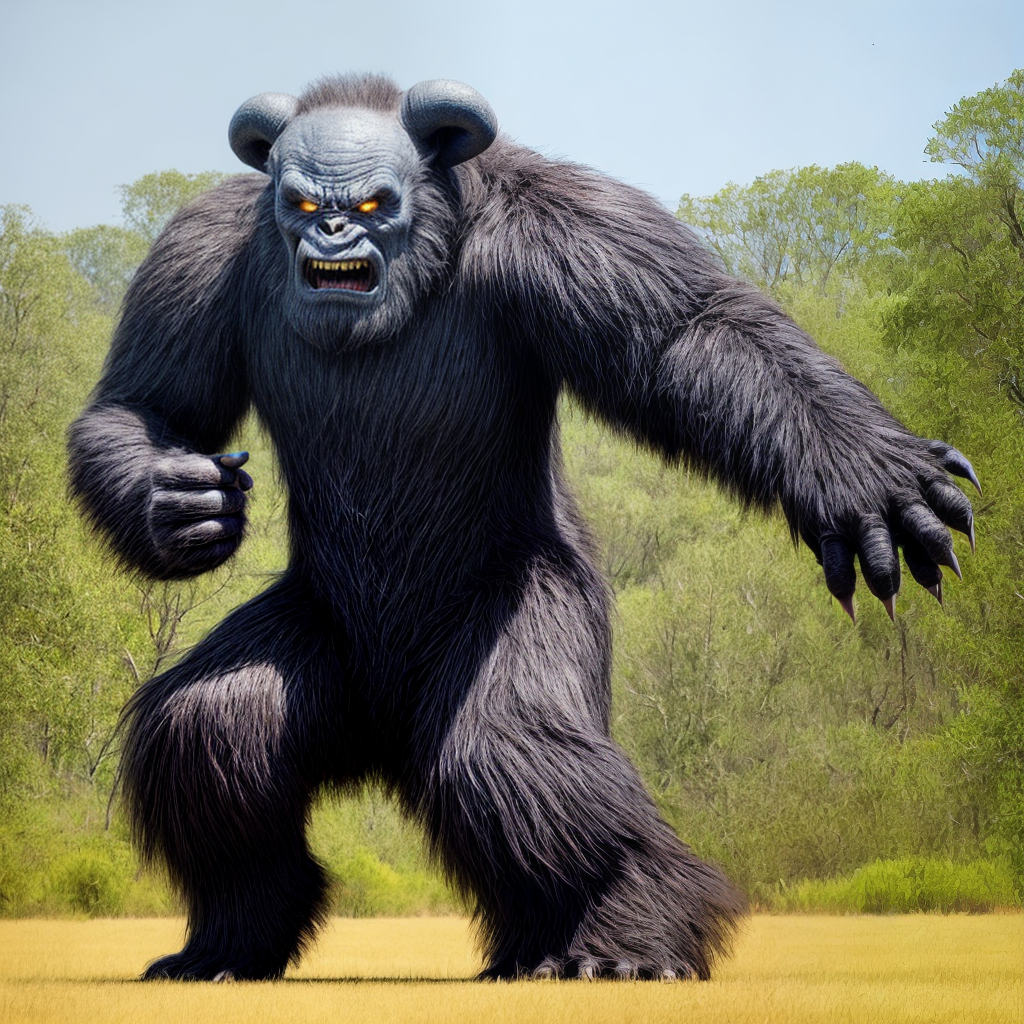 photo of a monster pointing his finger