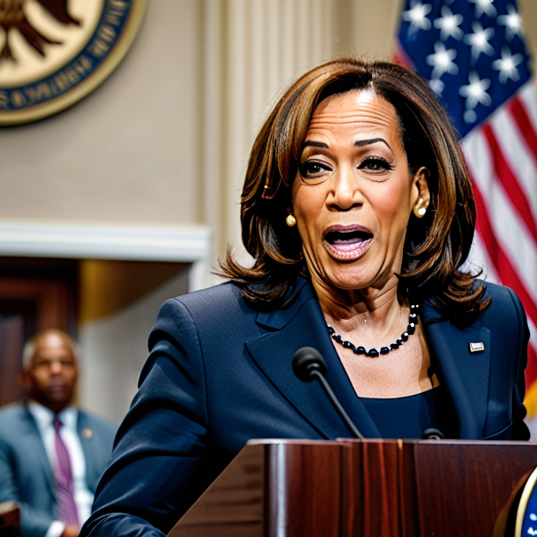 Large Kamala harris farting