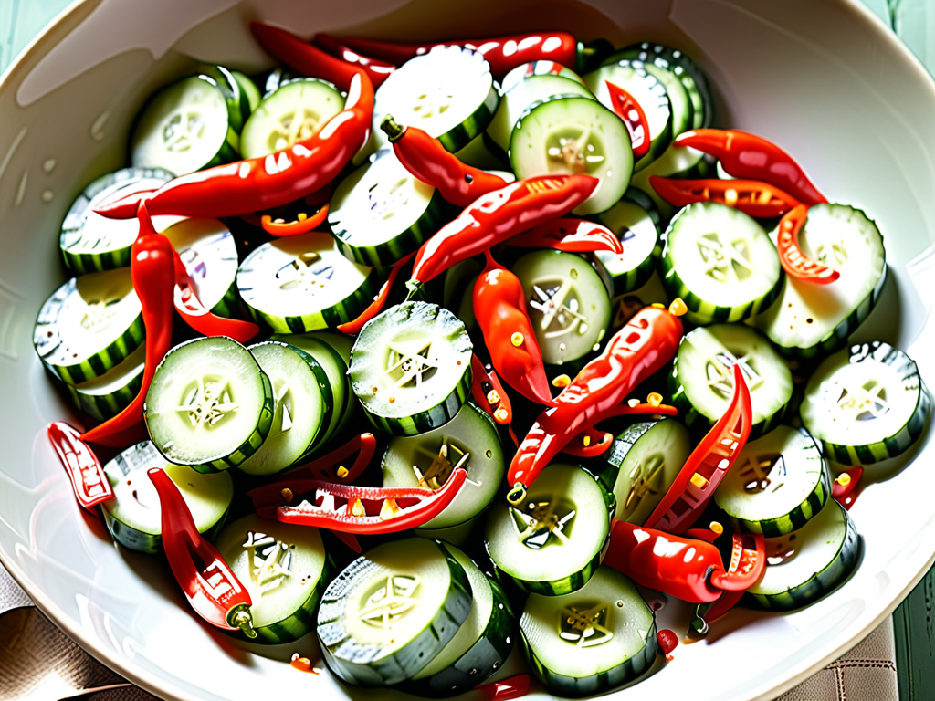 Refreshing Cucumber Slices Floating in Glasses of Cool, Hydrating Drink.