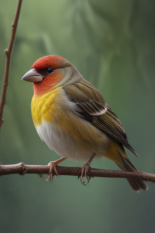 A Colorful Bird Perched Gracefully on a Branch in Nature.