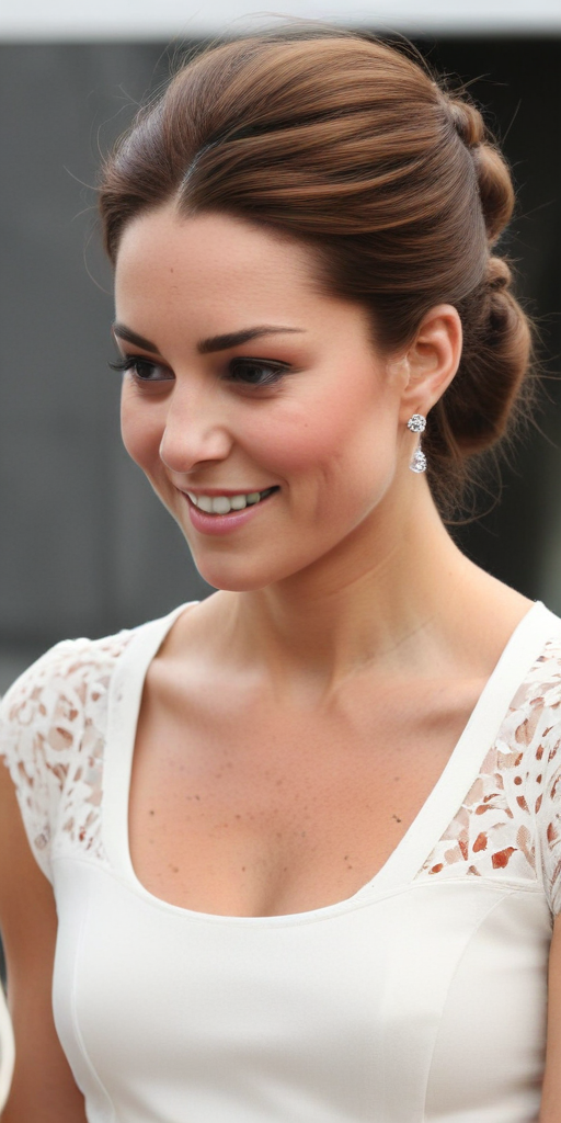 Kate middleton ponytail hair pull