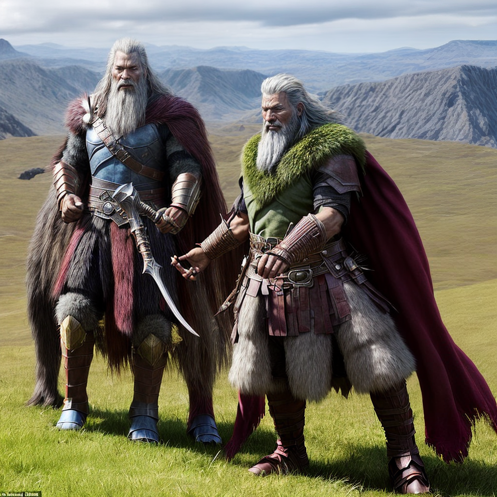 from the movie Ragnarok: Magne and Saxa